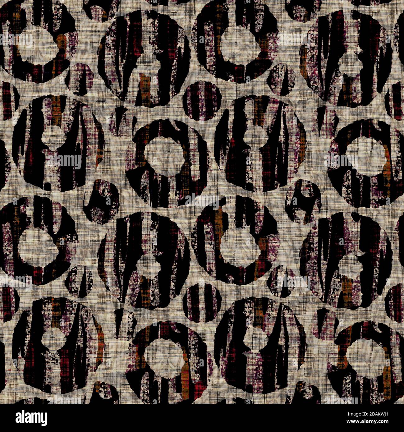 Seamless sepia grunge dotted print texture background. Distressed ...