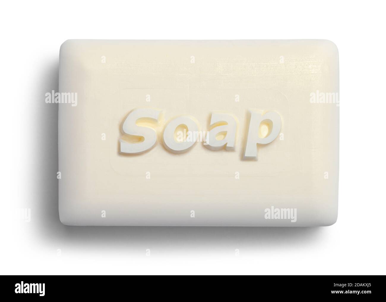 New White Bar of Soap Cut Out Stock Photo - Alamy