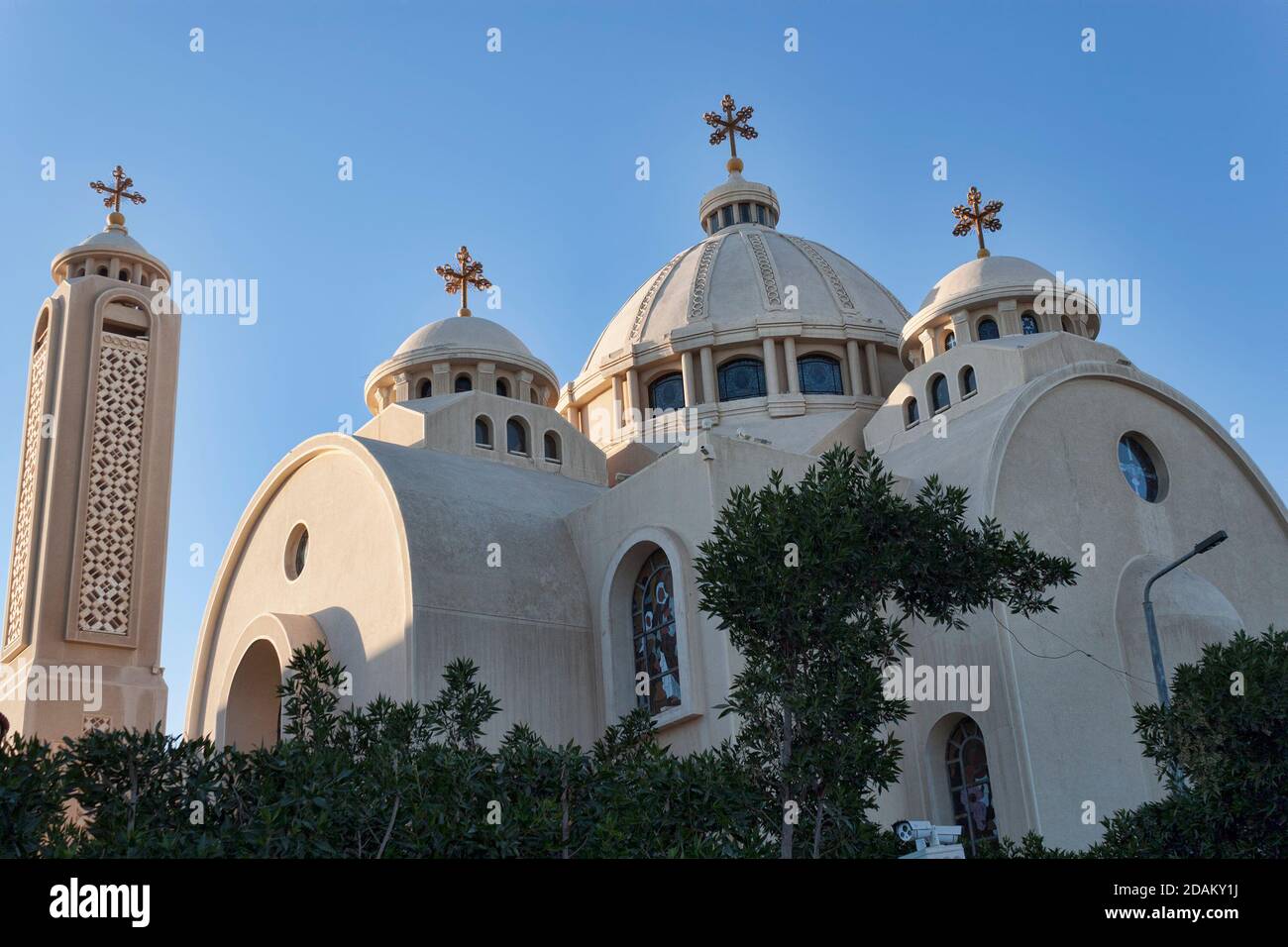The Heavenly Cathedral. Coptic Church in Sharm El Sheikh Stock Photo ...