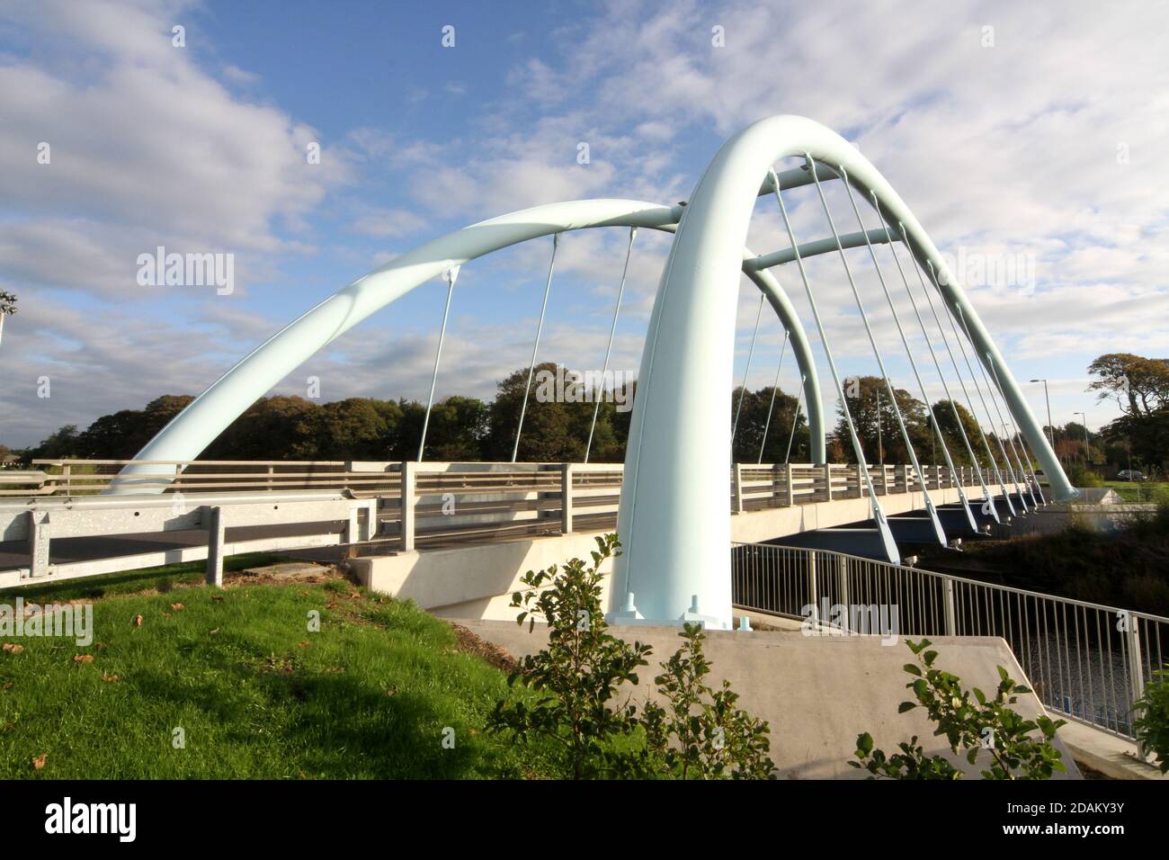 Irvine, North Ayrshire, Scotland, UK New Bridge Foulertoun Arches over ...
