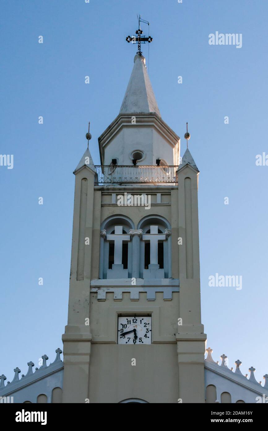 Aregua, Paraguay. 16th March, 2008. Low angle view of the exterior of ...