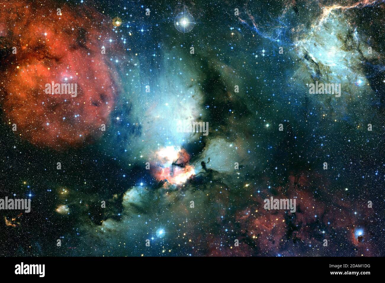 Deep space. Awesome science fiction render. Elements of this image ...