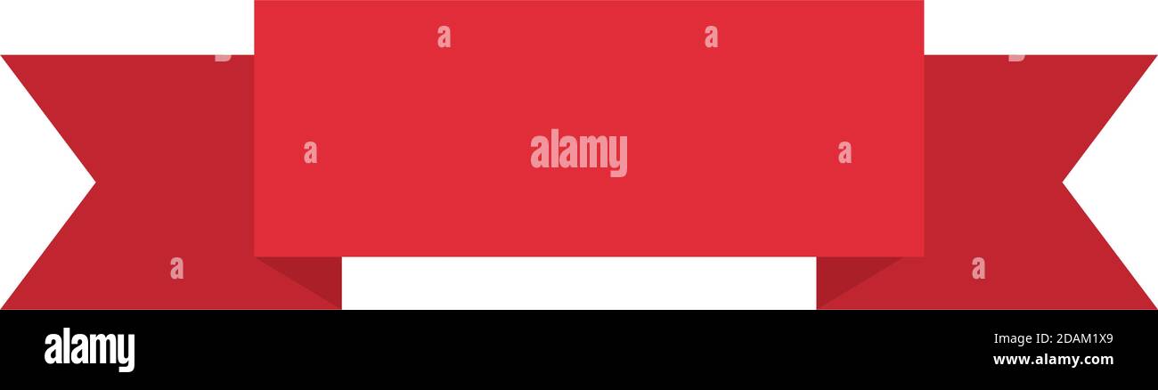 ribbon of light red color on white background Stock Vector Image & Art ...