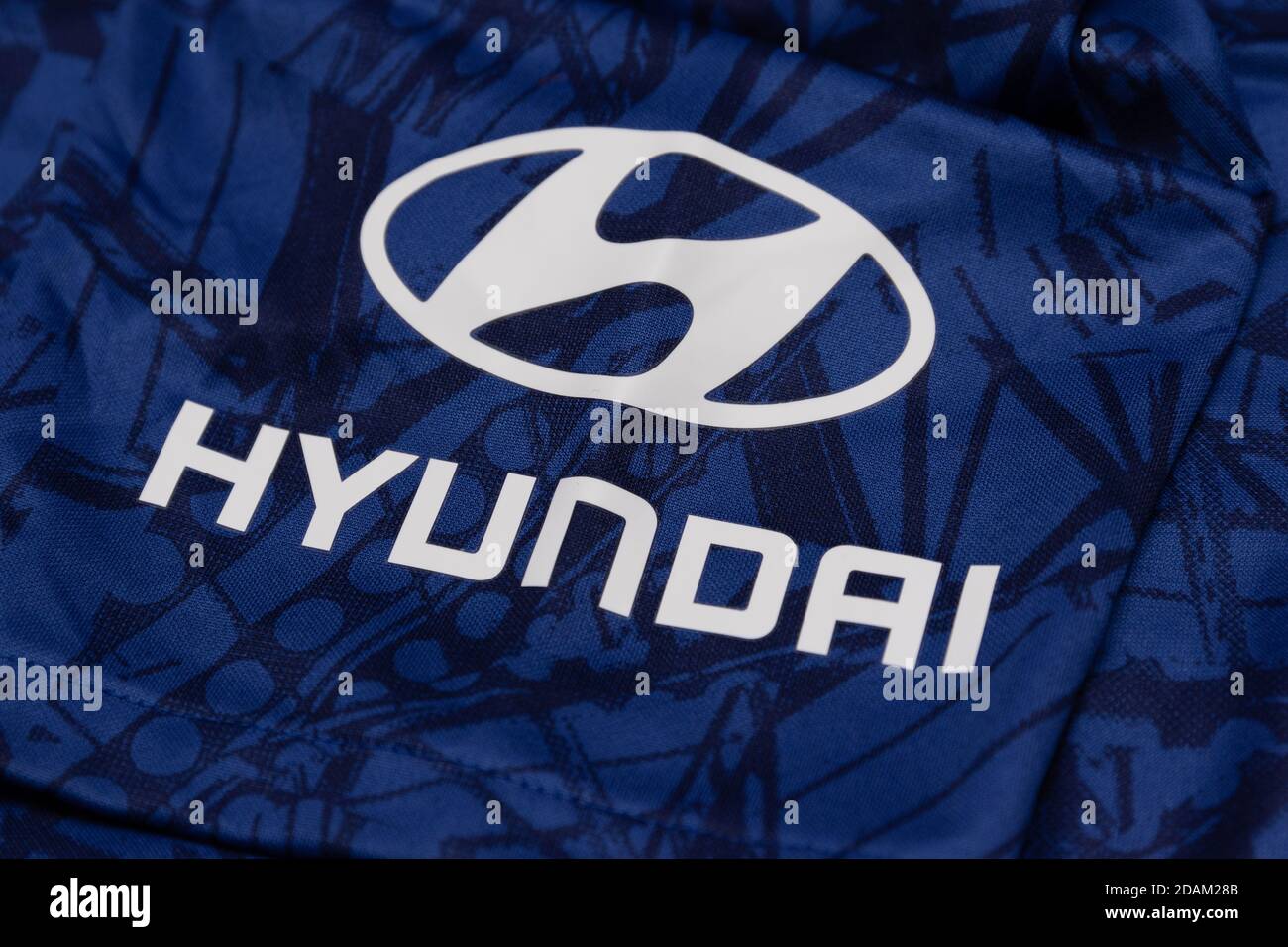 Hyundai sleeve sponsor on the Chelsea FC Women’s 2019/2020 home shirt ...