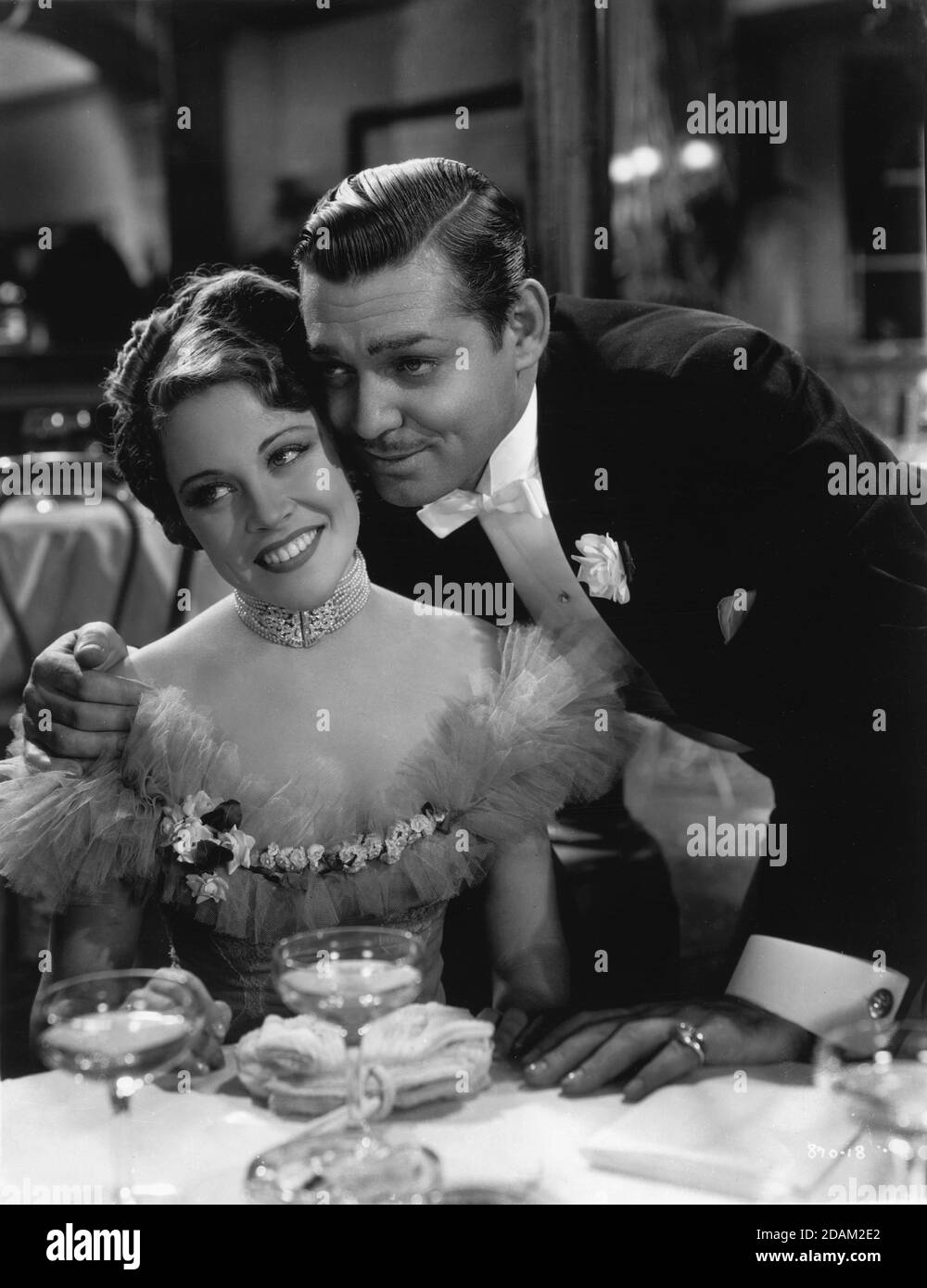 CLARK GABLE and BEATRICE ROBERTS in SAN FRANCISCO 1936 director W.S ...