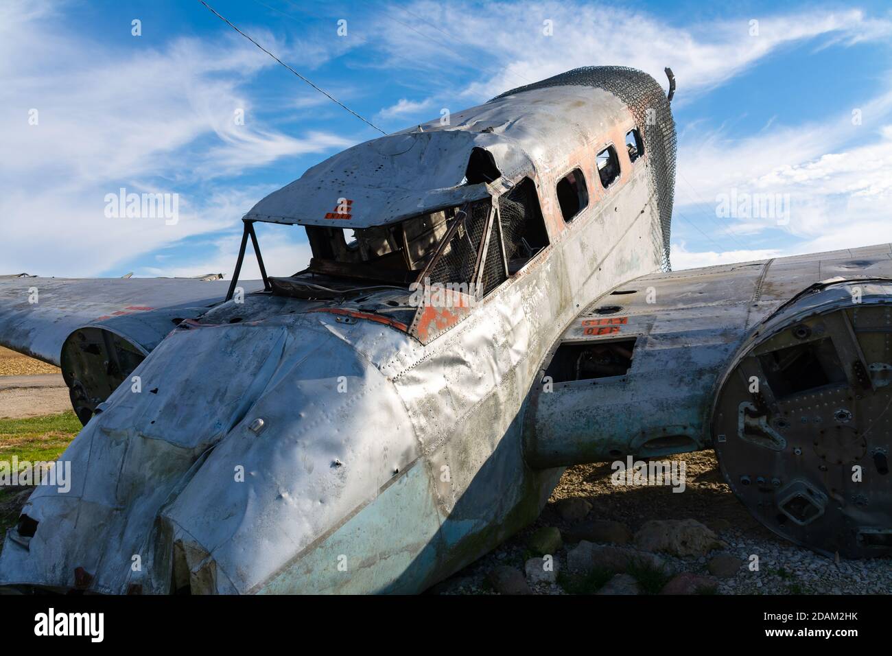 Airplane wing debris hi-res stock photography and images - Alamy