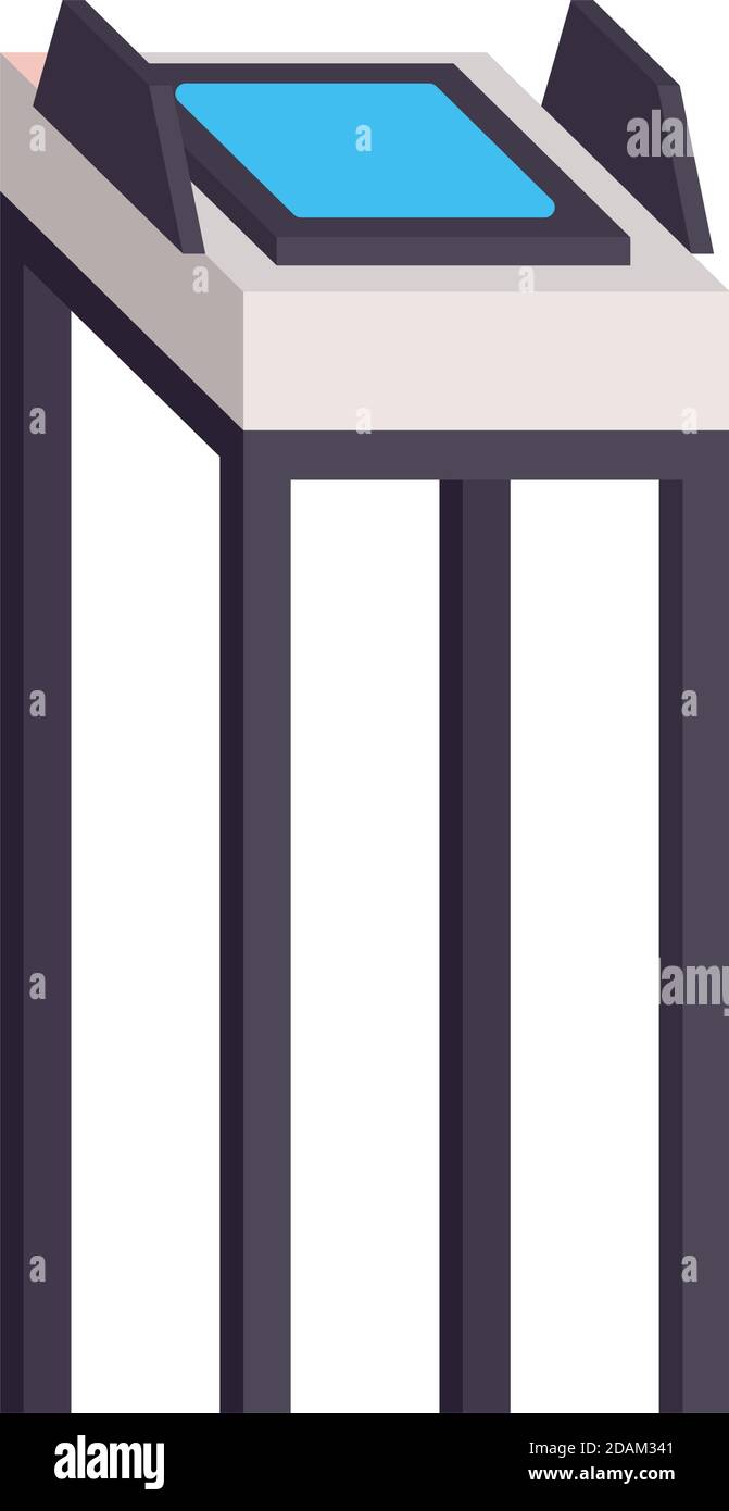 Polling booth Stock Vector Images - Alamy