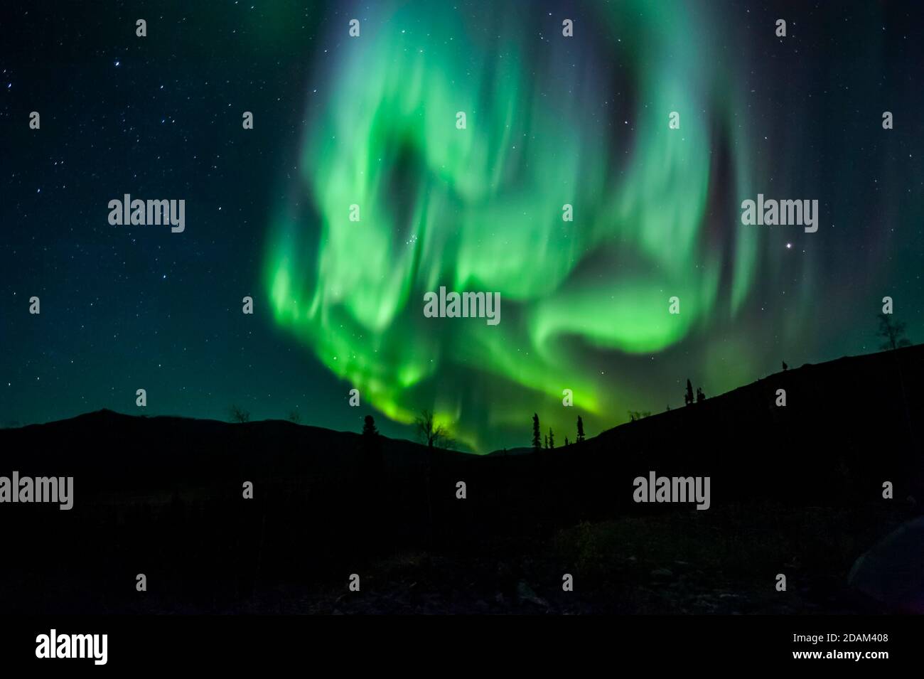 Northern Lights, Aurora Borealis, Alaska Stock Photo - Alamy
