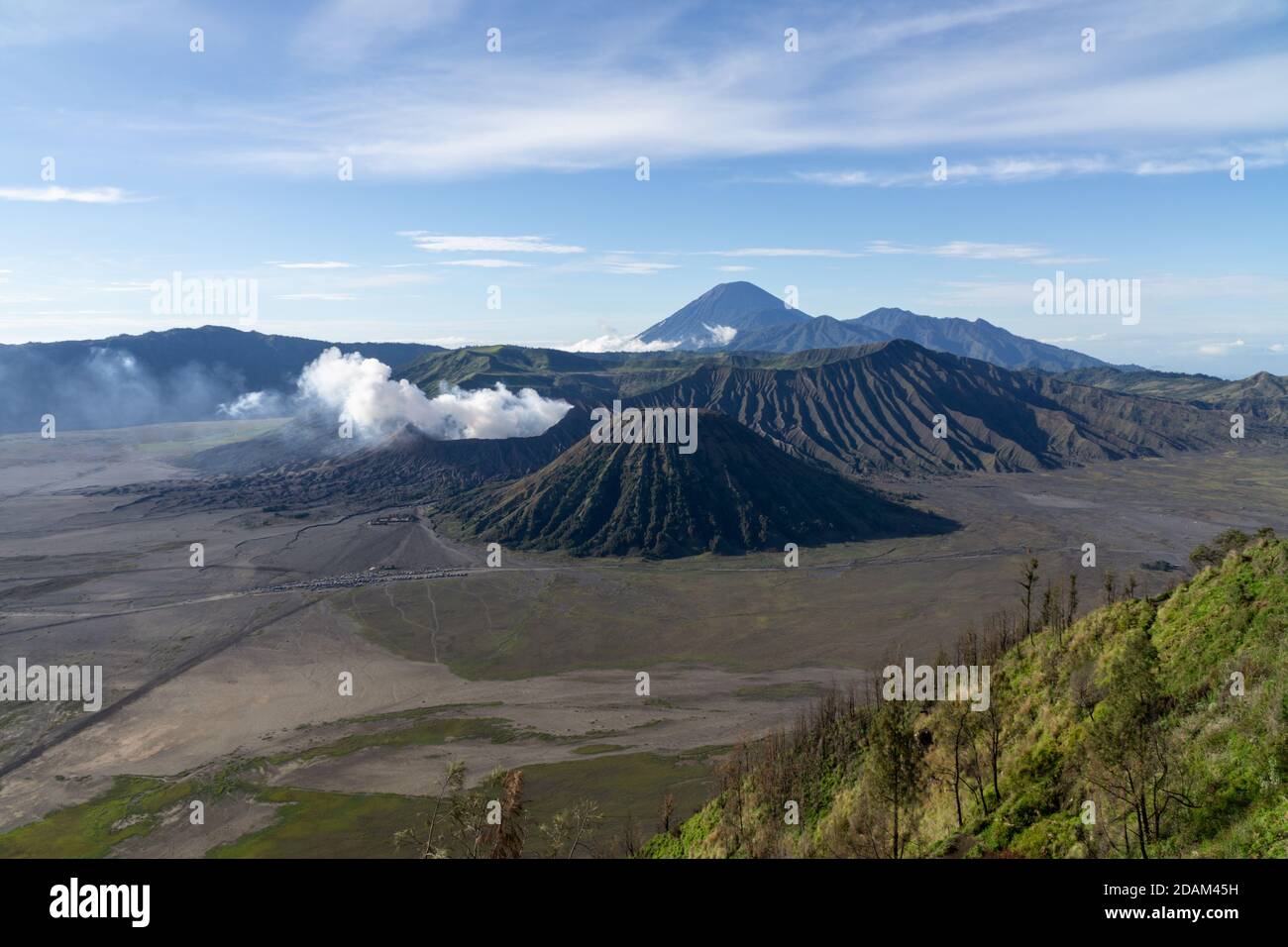 bromo mountain in malang indonesia Stock Photo - Alamy