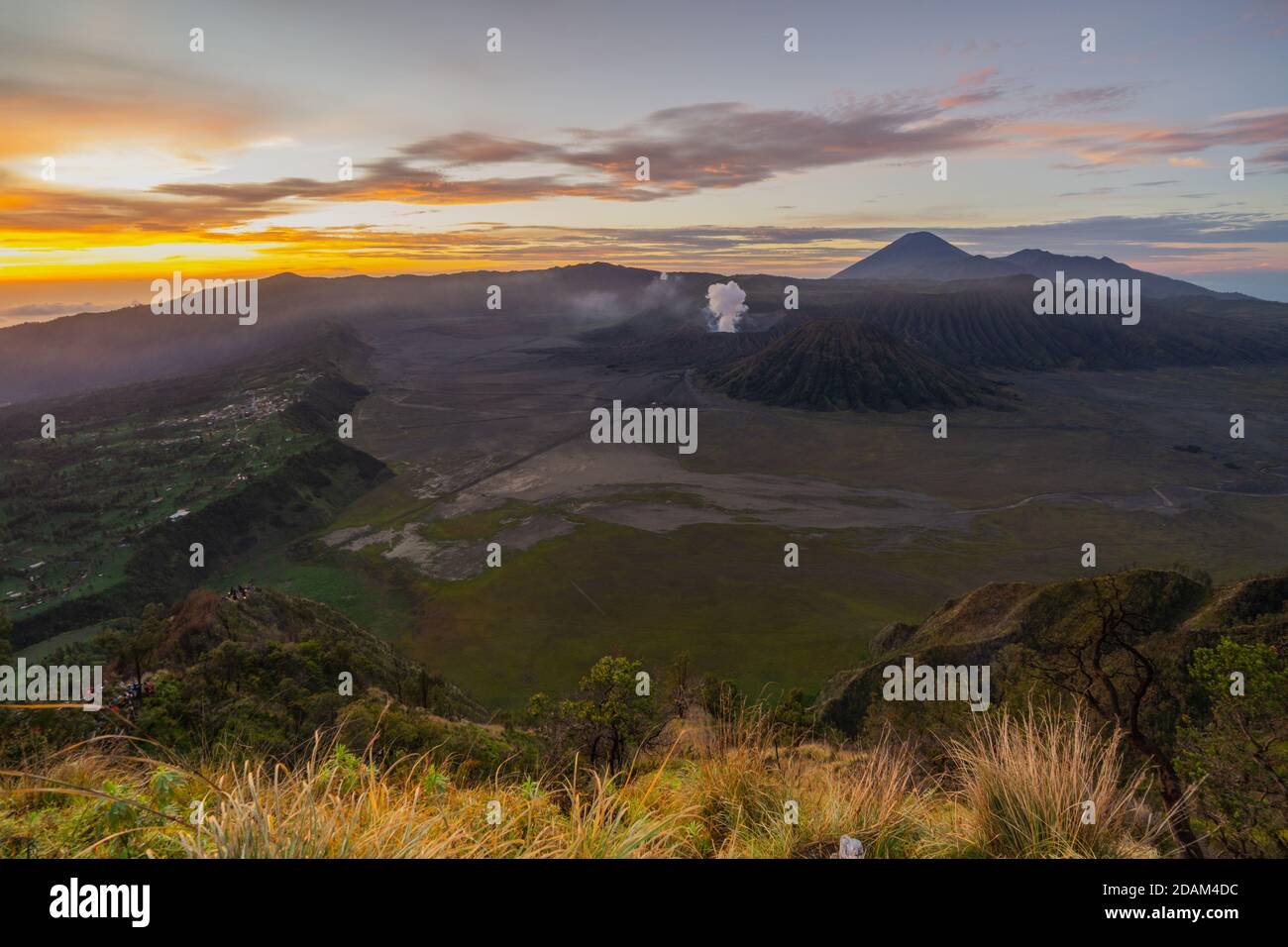 bromo mountain in malang indonesia Stock Photo - Alamy