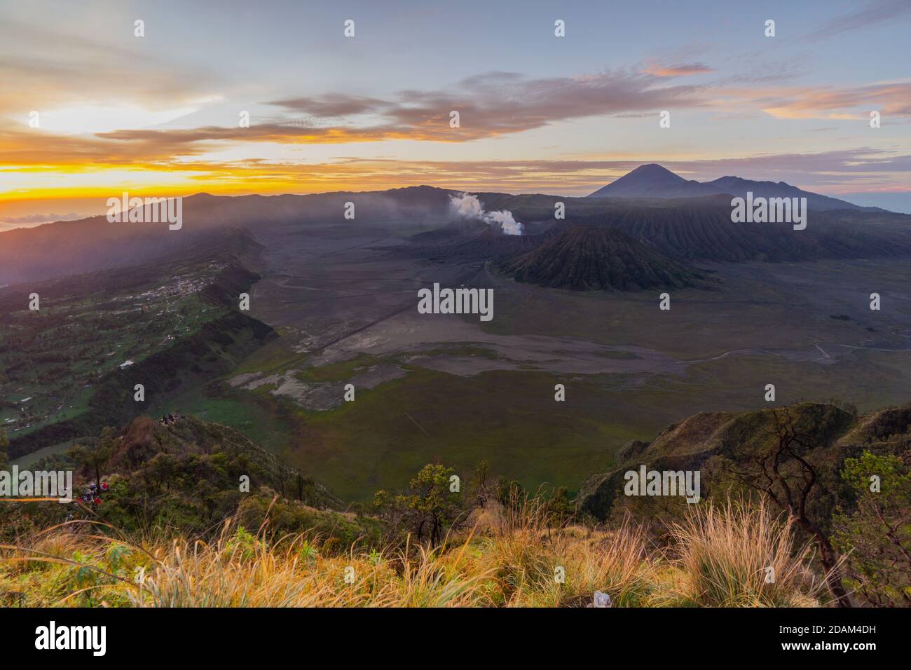 bromo mountain in malang indonesia Stock Photo - Alamy