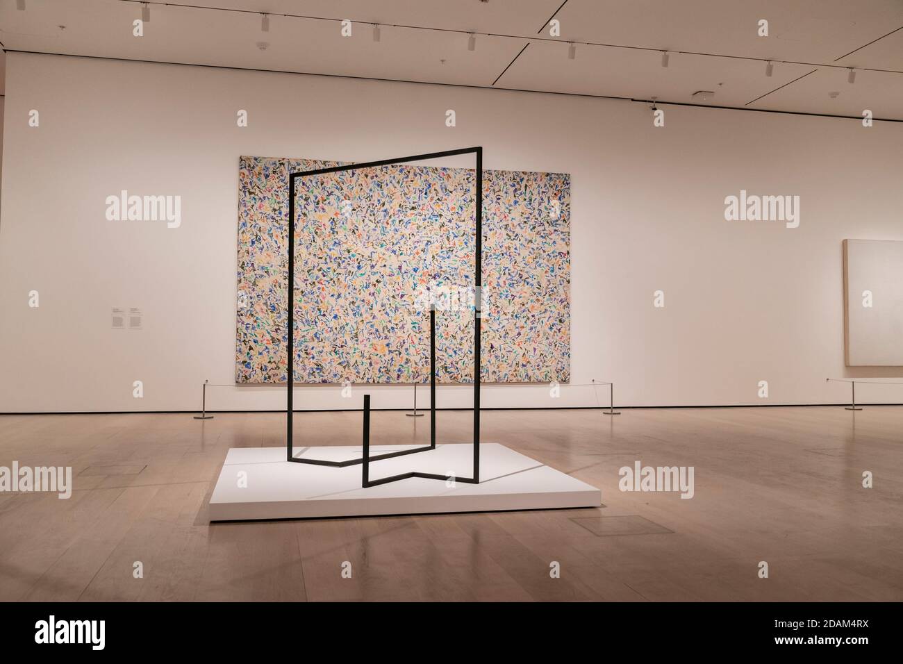 New York, NY - November 13, 2020: Installation view of a gallery during ...