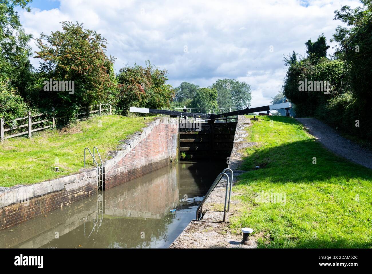 Lock on the Stroudwater Navigation, at Ebley, Stroud, Gloucestershire ...