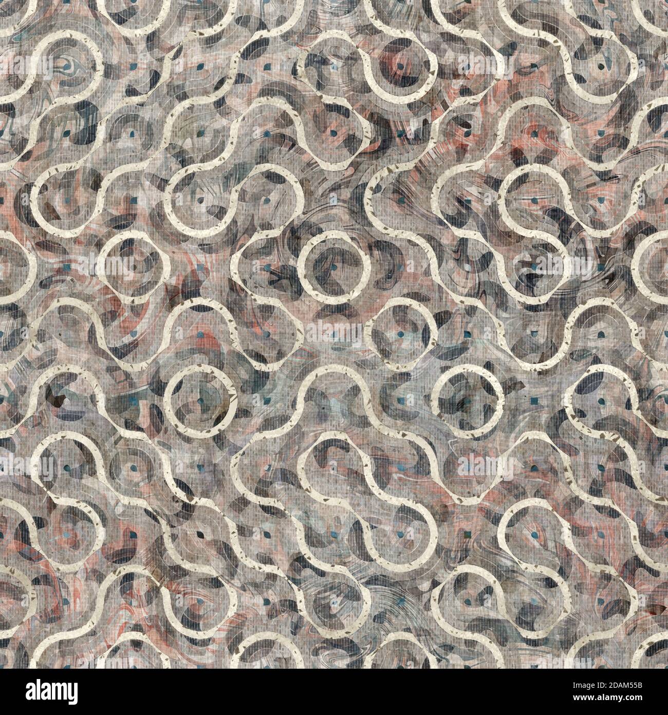 Chic formal grungy geo texture seamless pattern Stock Photo - Alamy