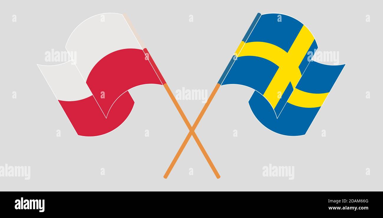 Polish and swedish flag Stock Vector Images - Alamy