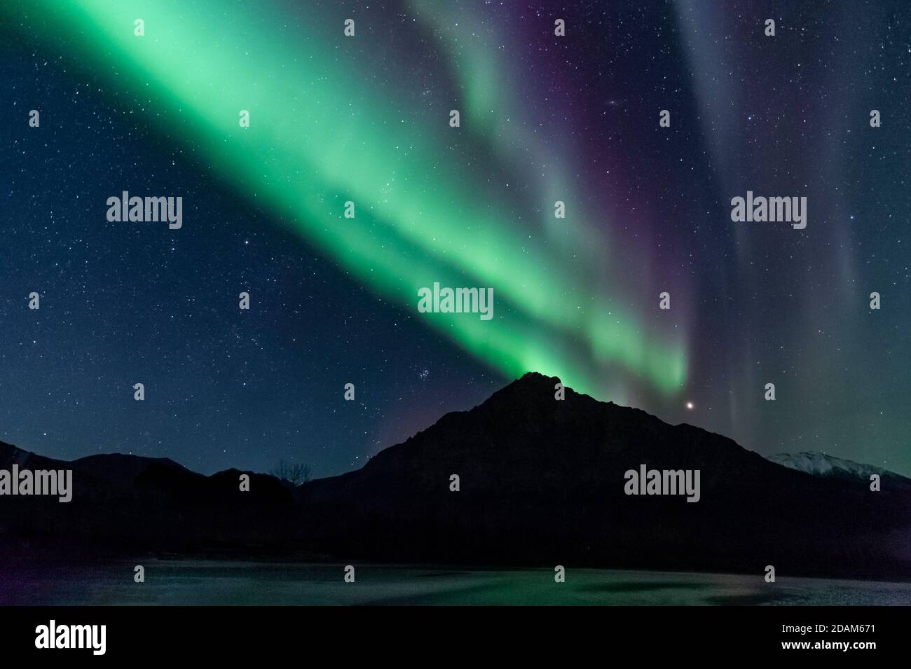 Northern Lights, Aurora Borealis, Arctic Alaska Stock Photo - Alamy