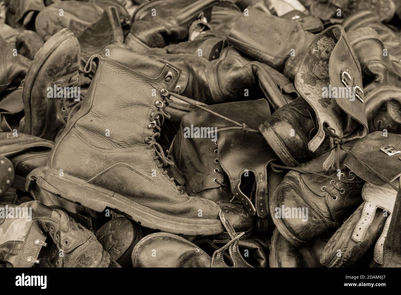 Pile of boots hi-res stock photography and images - Alamy
