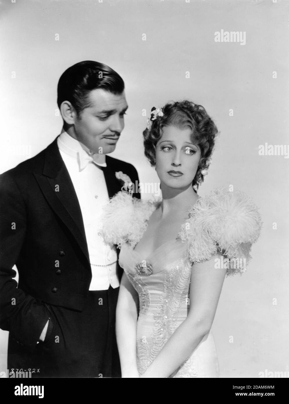 CLARK GABLE and JEANETTE MacDONALD Publicity Portrait by CLARENCE ...