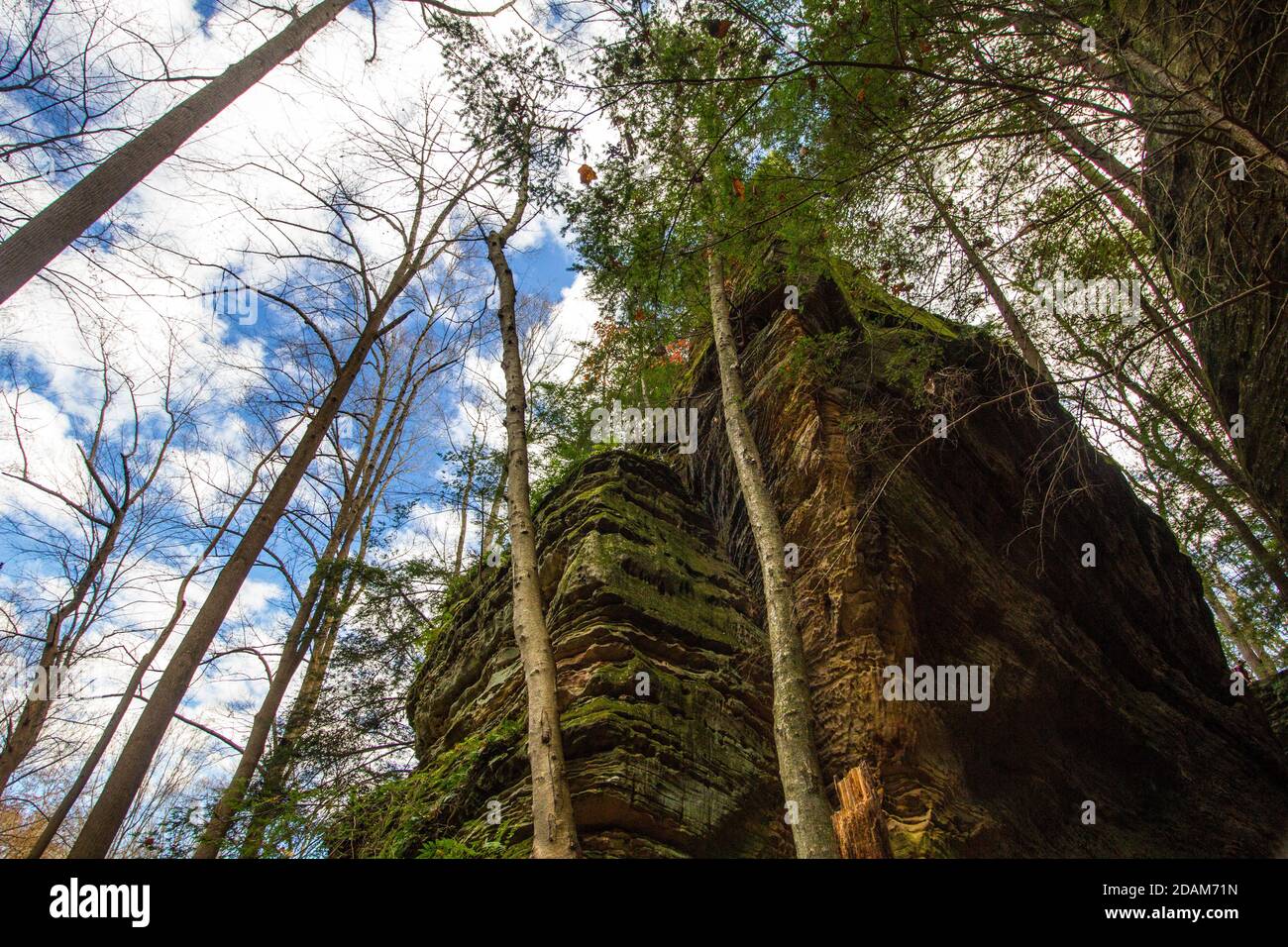 Cantwell Cliffs, Hocking Hills State Park, Ohio Stock Photo - Alamy