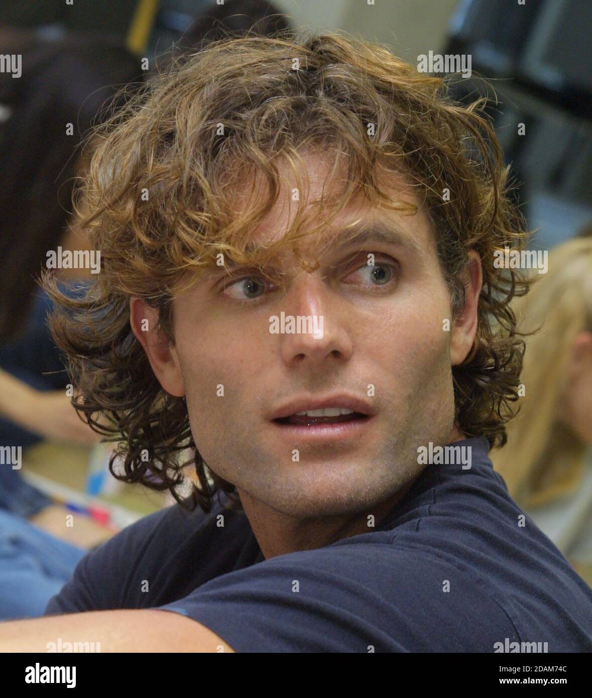 Miami Beach, FL 1-20-2002Anthony Shriver, (Maria's brother) at Romero ...