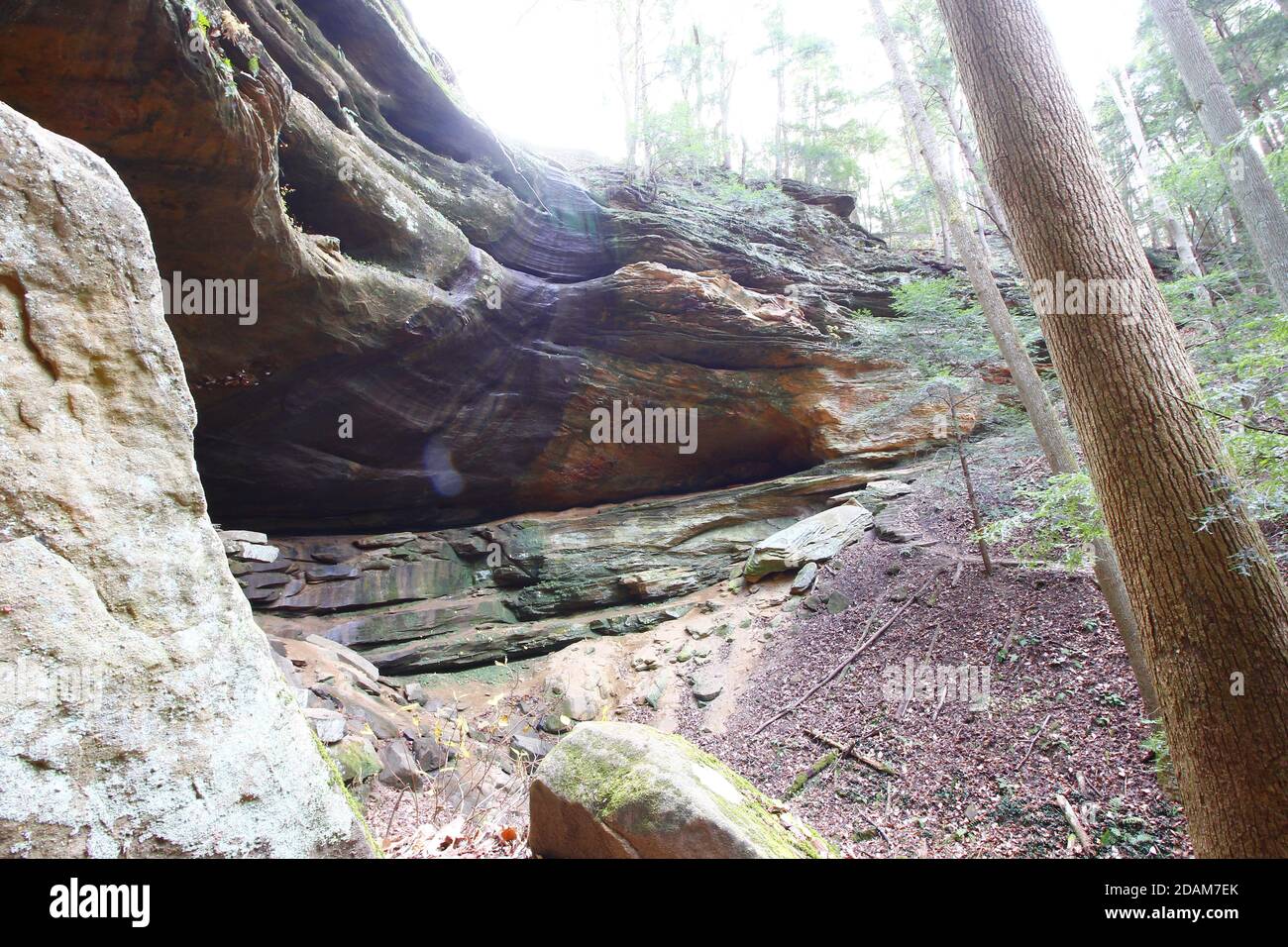 Cantwell Cliffs, Hocking Hills State Park, Ohio Stock Photo - Alamy