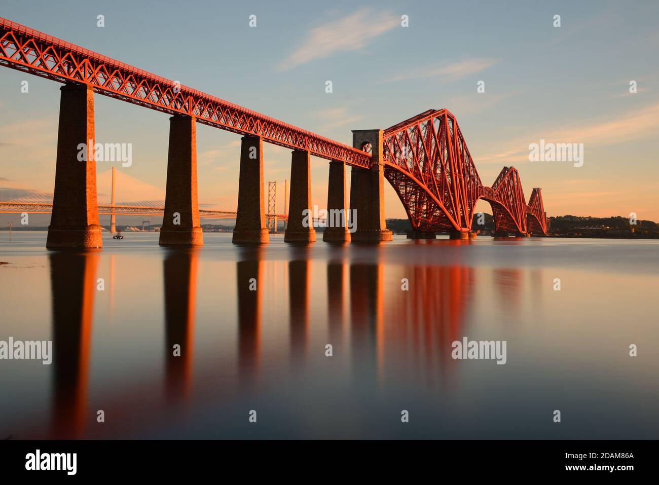 Forth rail bridge sunrise hi-res stock photography and images - Alamy