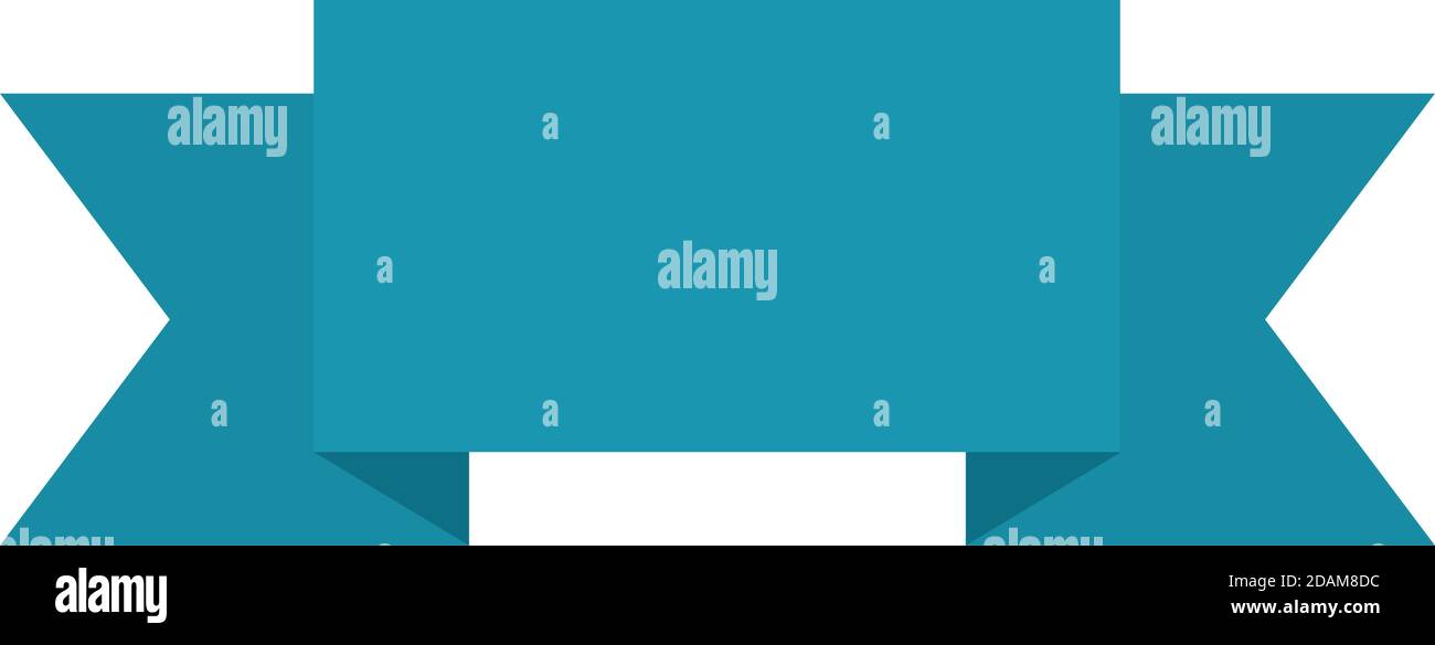ribbon of blue color on white background Stock Vector Image & Art - Alamy