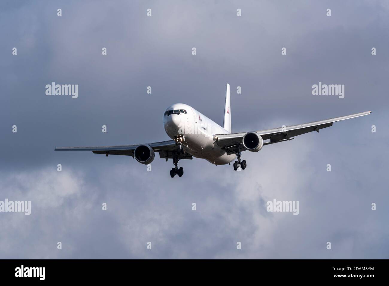 ABX Air Boeing 767 cargo jet airliner plane N226CY on approach to land ...