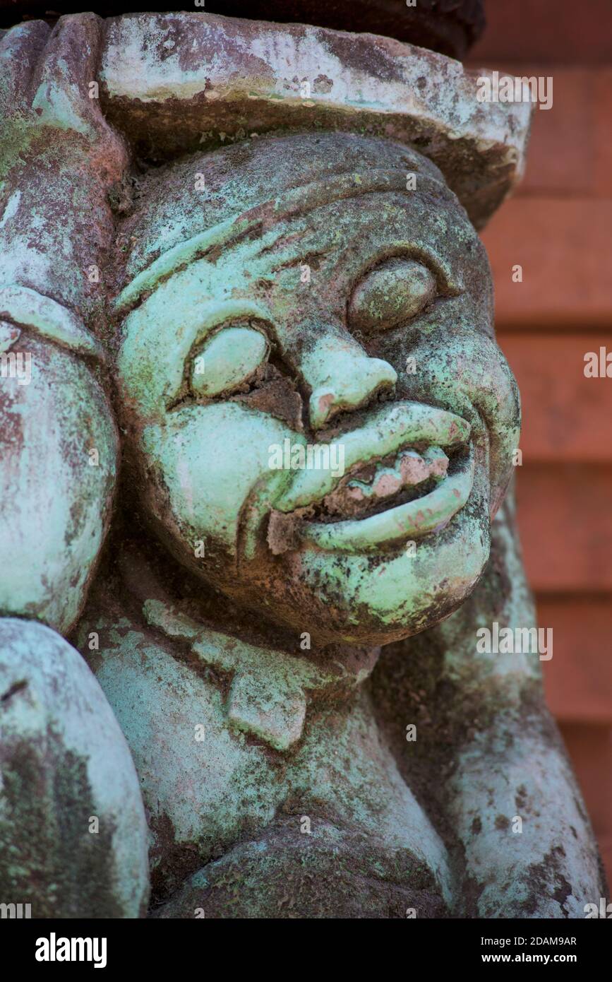 Door Guardian, Or Dvarapala, Protecting Balinese Hindu Temple, near ...