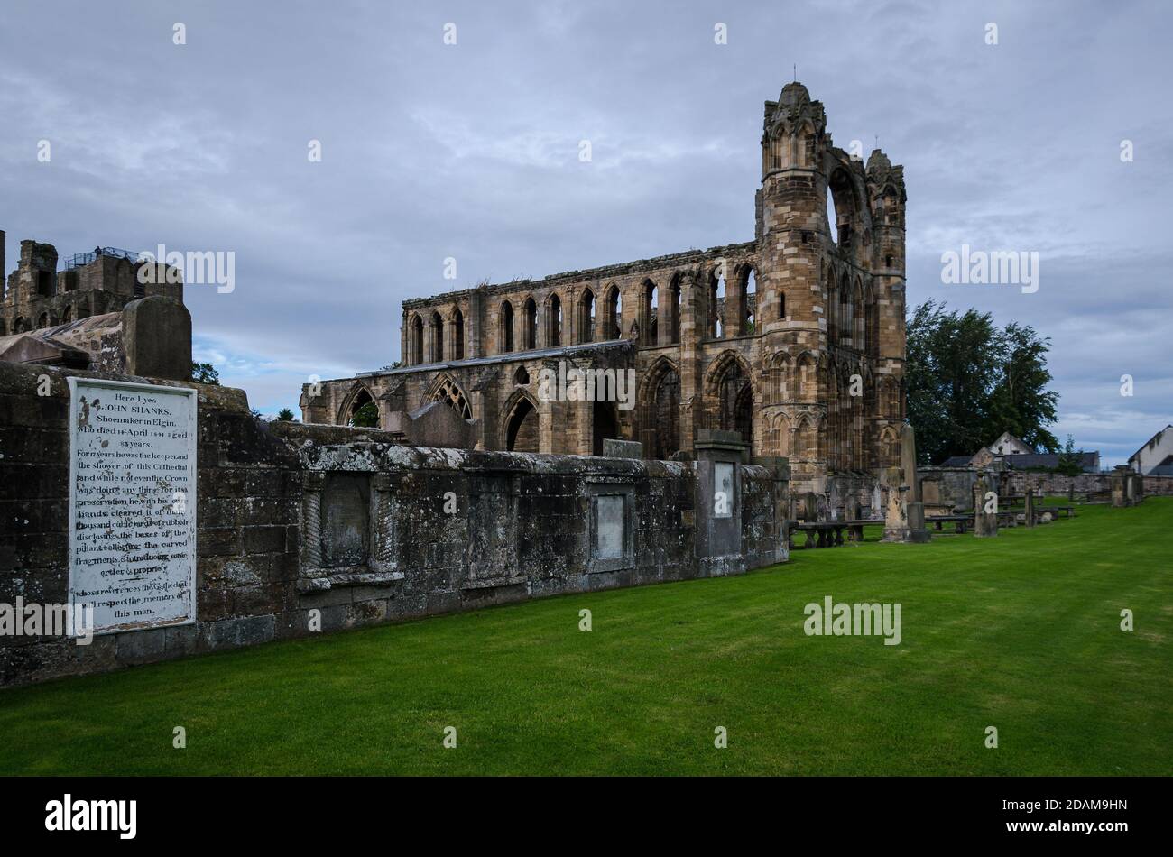 Ruins of Elgin Cathedral, Moray, Scotland, United Kingdom Stock Photo ...