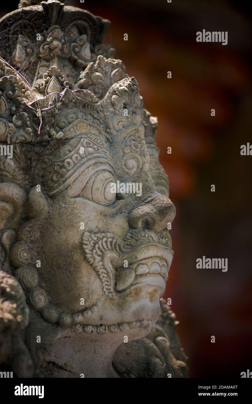 Door Guardian, Or Dvarapala, Protecting Balinese Hindu Temple, near ...