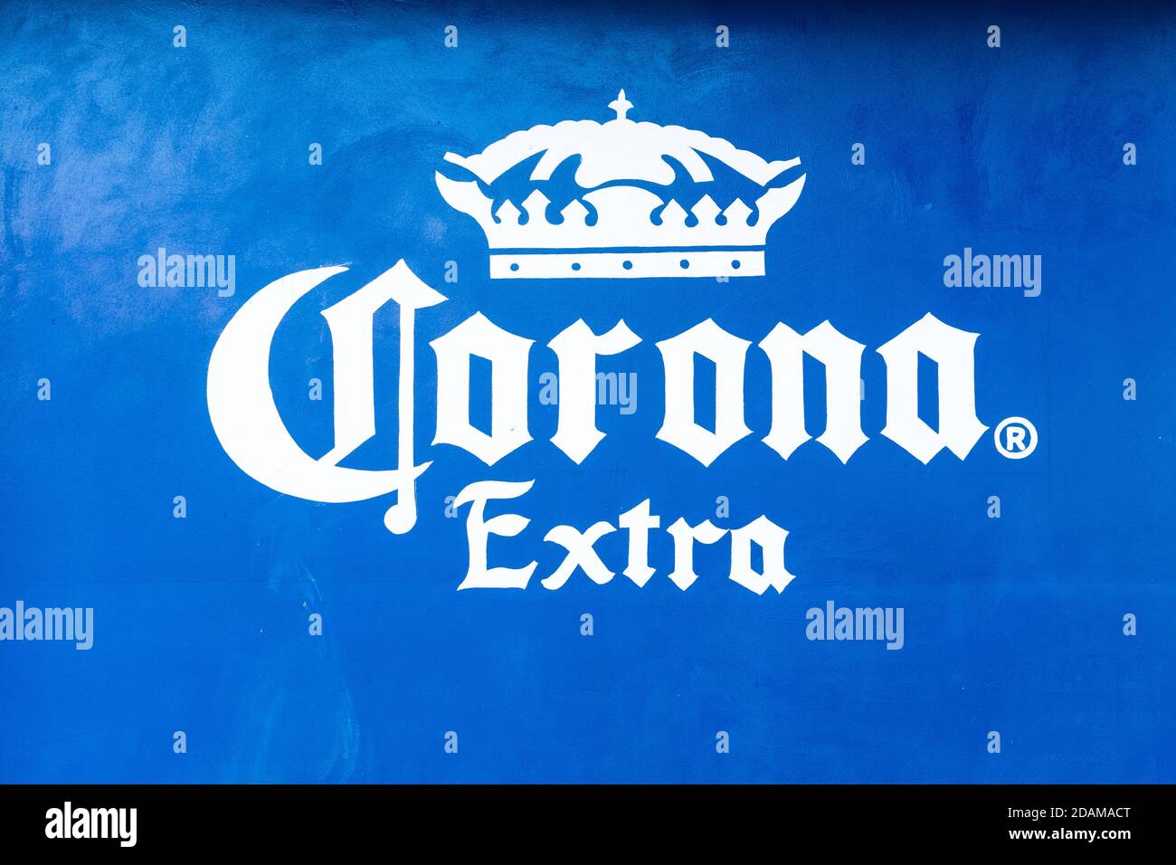 Corona Beer Advertising Mexico Stock Photo - Alamy
