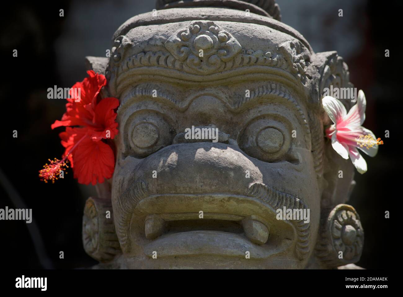 Door Guardian, Or Dvarapala, Protecting Balinese Hindu Temple, Pura ...