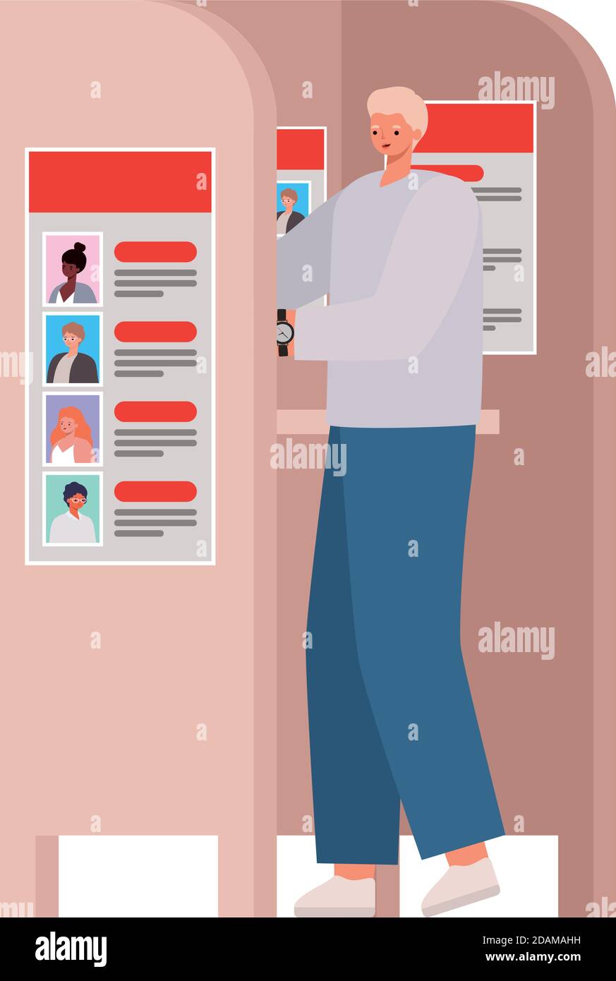 Counting station Stock Vector Images - Alamy