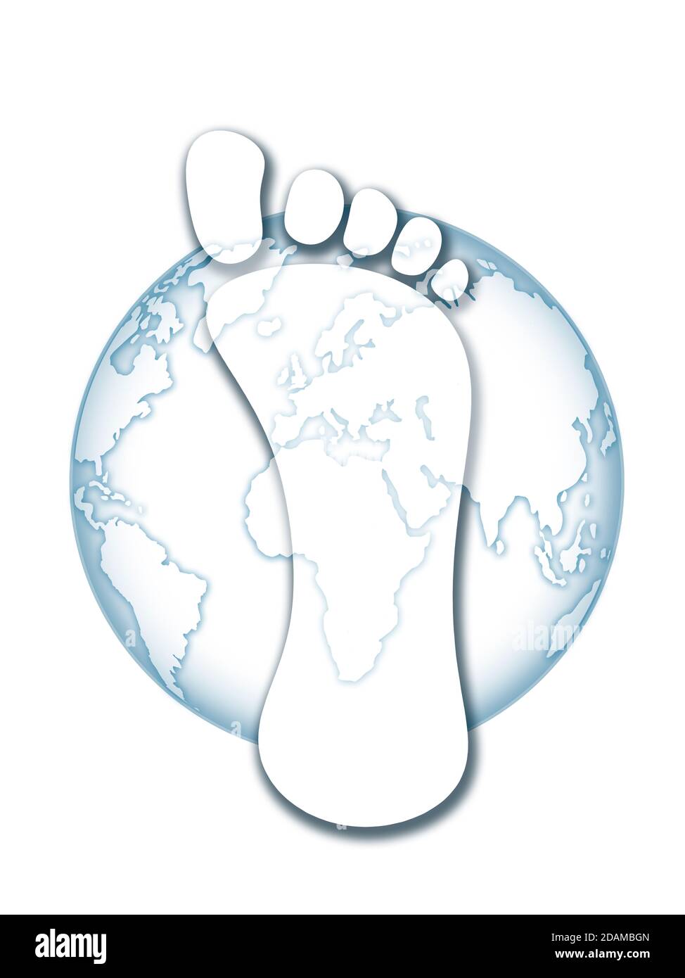 Ecological footprint map hi-res stock photography and images - Alamy