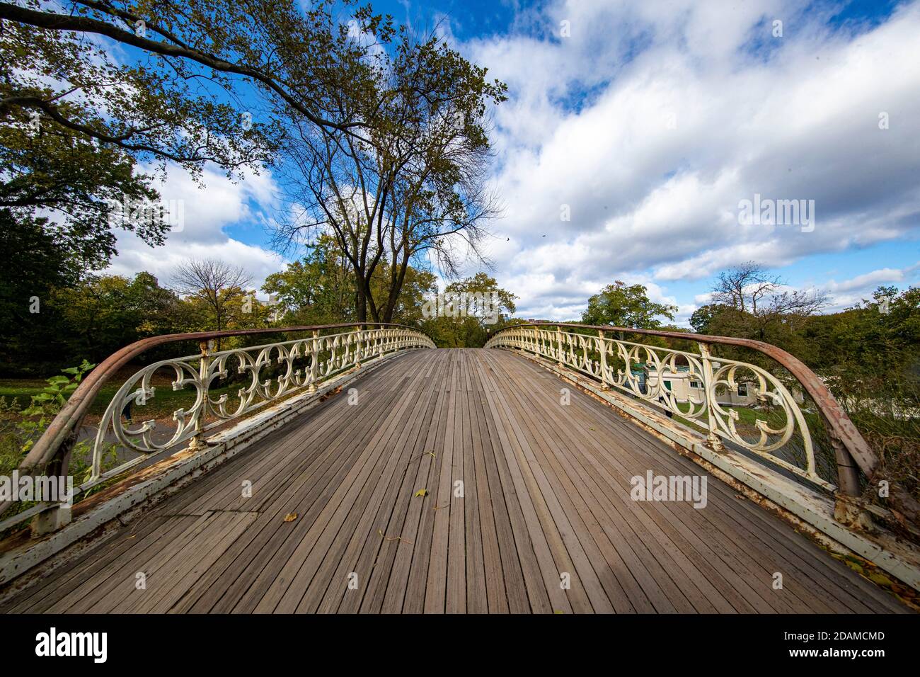 The Gothic Bridge in Central Park, New York City Stock Photo - Alamy