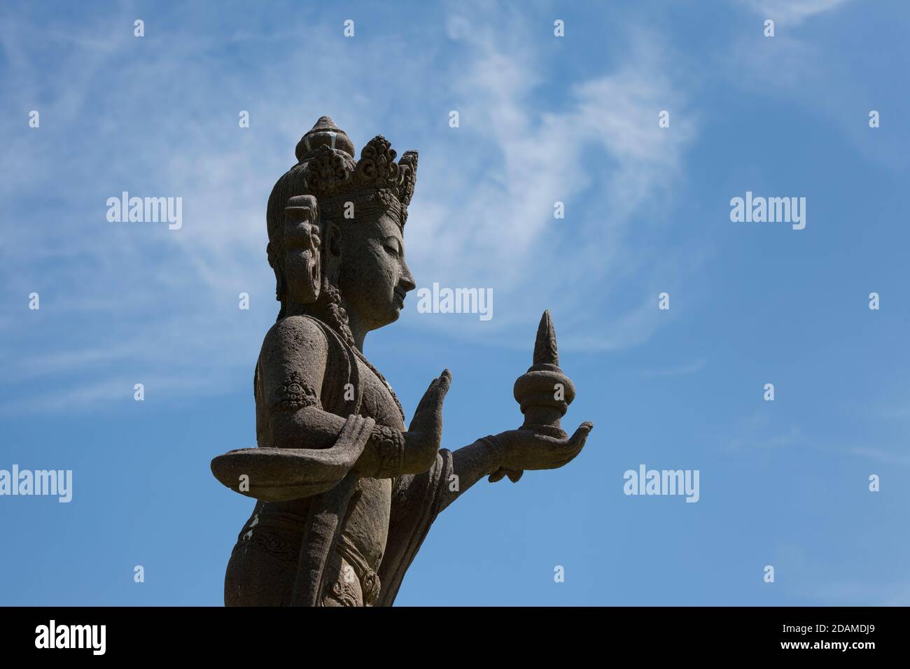 Statue of Mandarava at the Garden of One Thousand Buddhas in Arlee ...