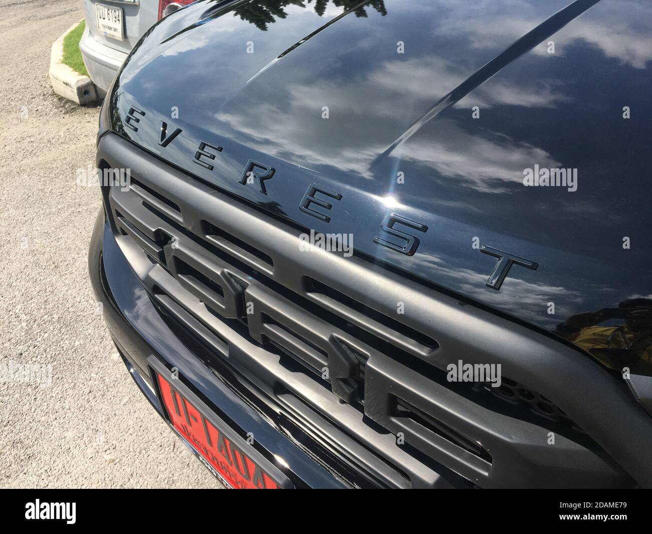 Bangkok, THAILAND - October 24, 2020: The black EVEREST logo on the ...