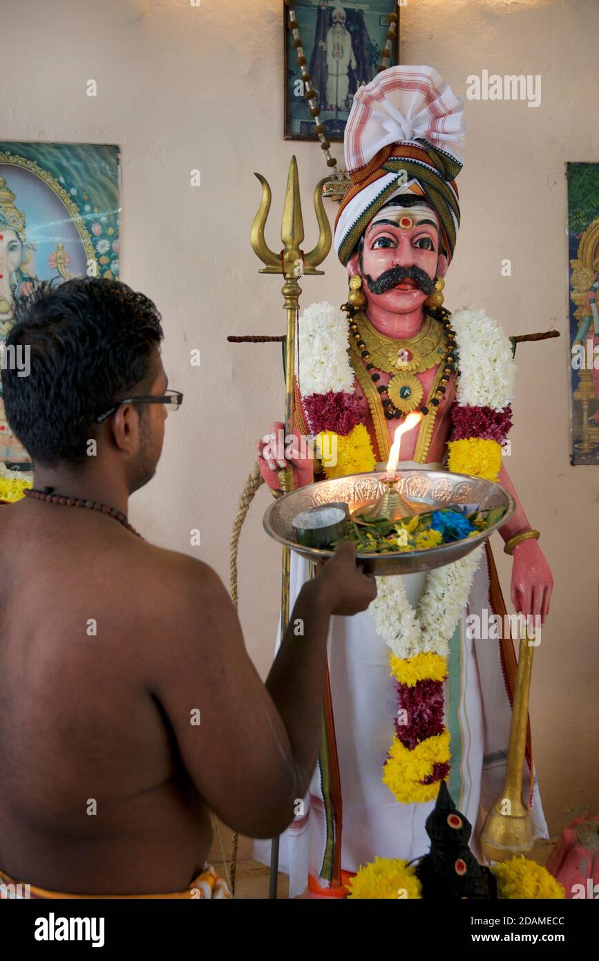 Shivan Temple. Indian temple in little India, Brickfields, Kuala Lumpur ...