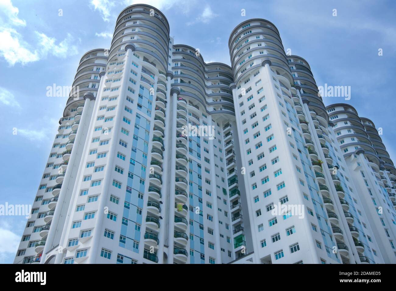 Contemporary architecture in the Brickfields are of central Kuala ...