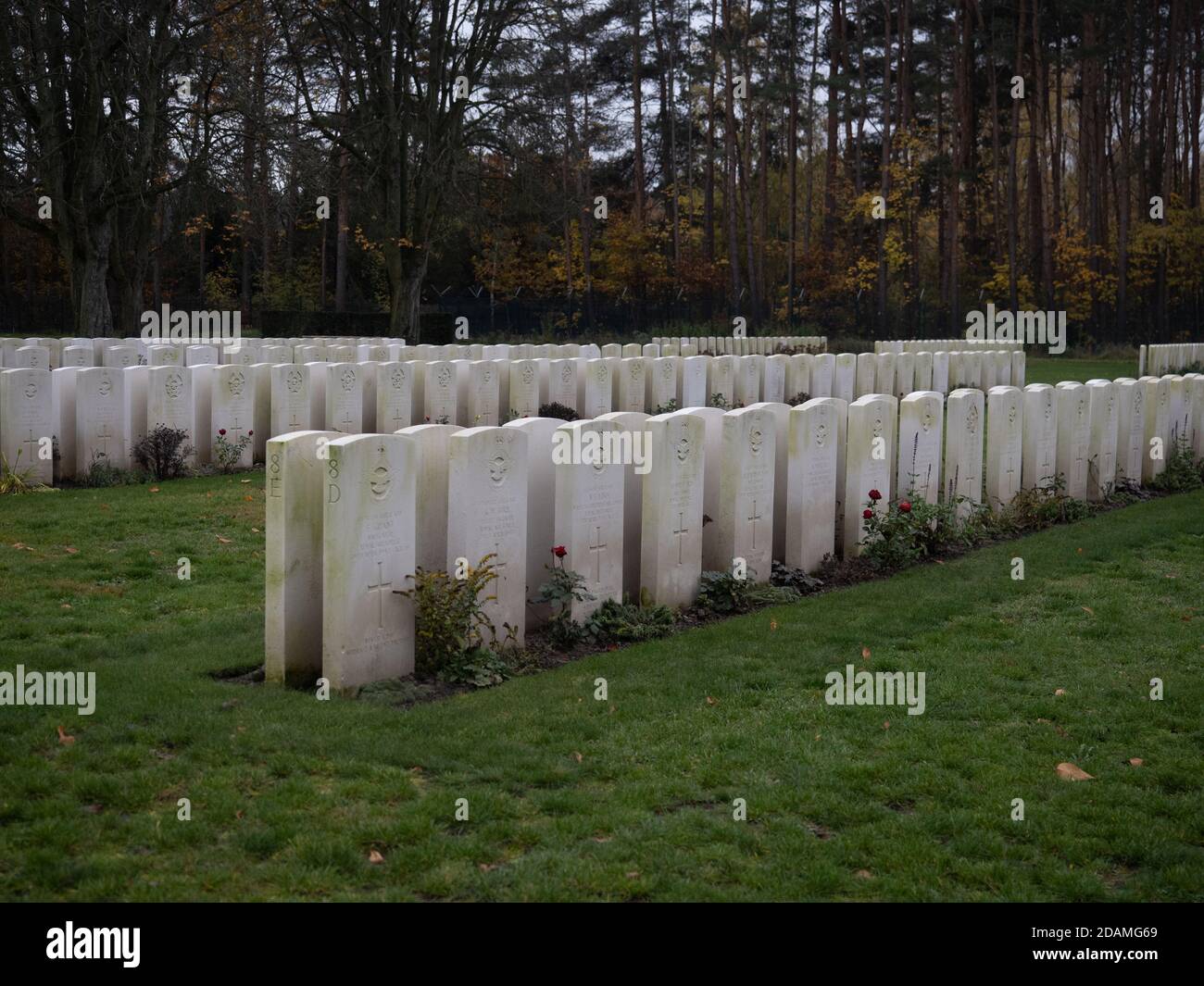 Berlin, Germany. 12th Nov, 2020. The British military cemetery on ...