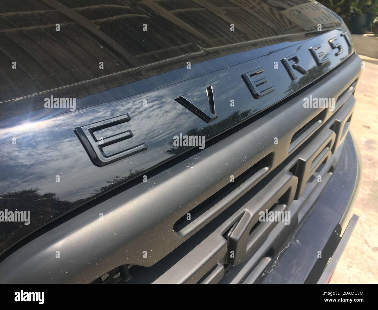 Bangkok, THAILAND - October 24, 2020: The black EVEREST logo on the ...