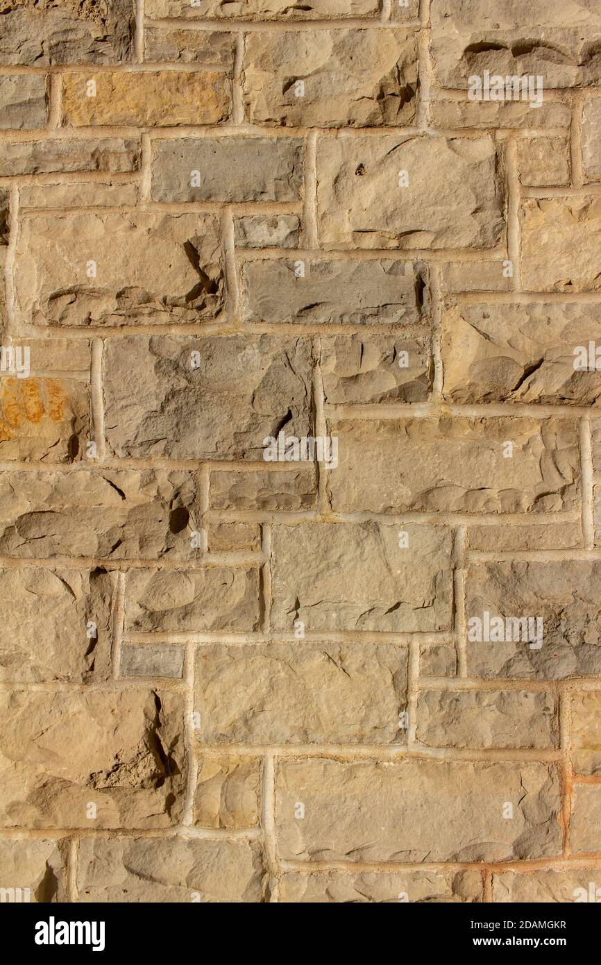 Full frame texture background of a modern beige brown natural stone ...