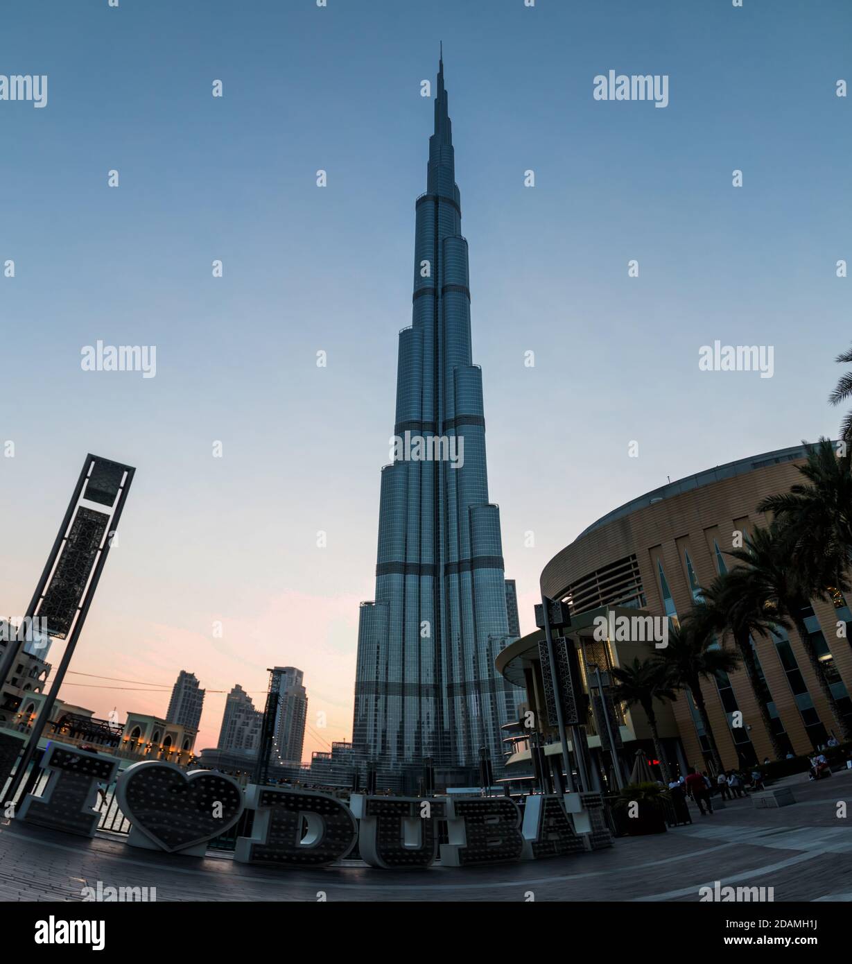 The Burj Khalifa is a skyscraper in Dubai Stock Photo - Alamy