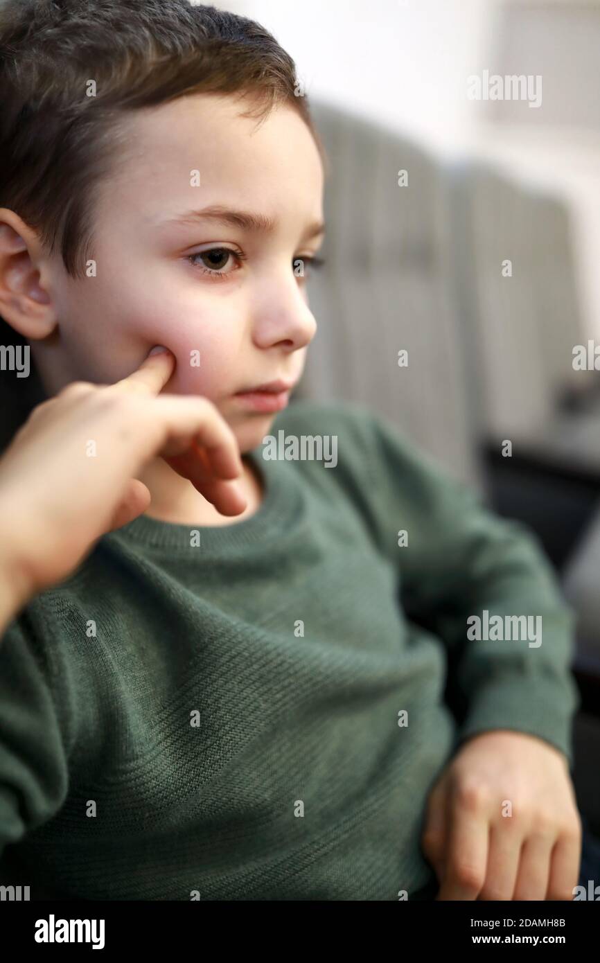 Boy watching film cinema alone hi-res stock photography and images - Alamy