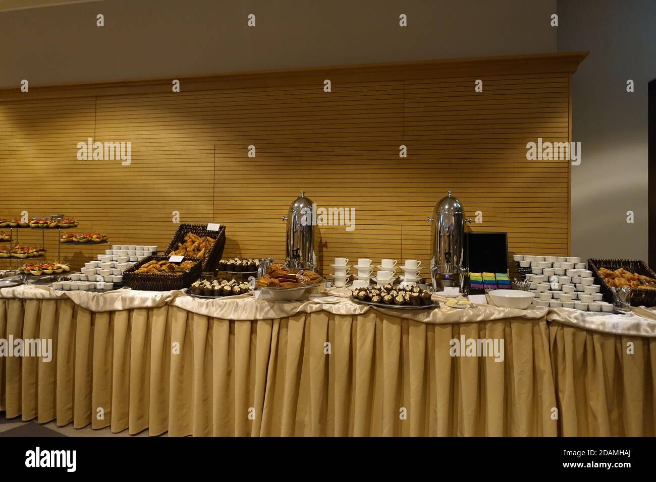 Details of buffet in a hotel restaurant Stock Photo - Alamy