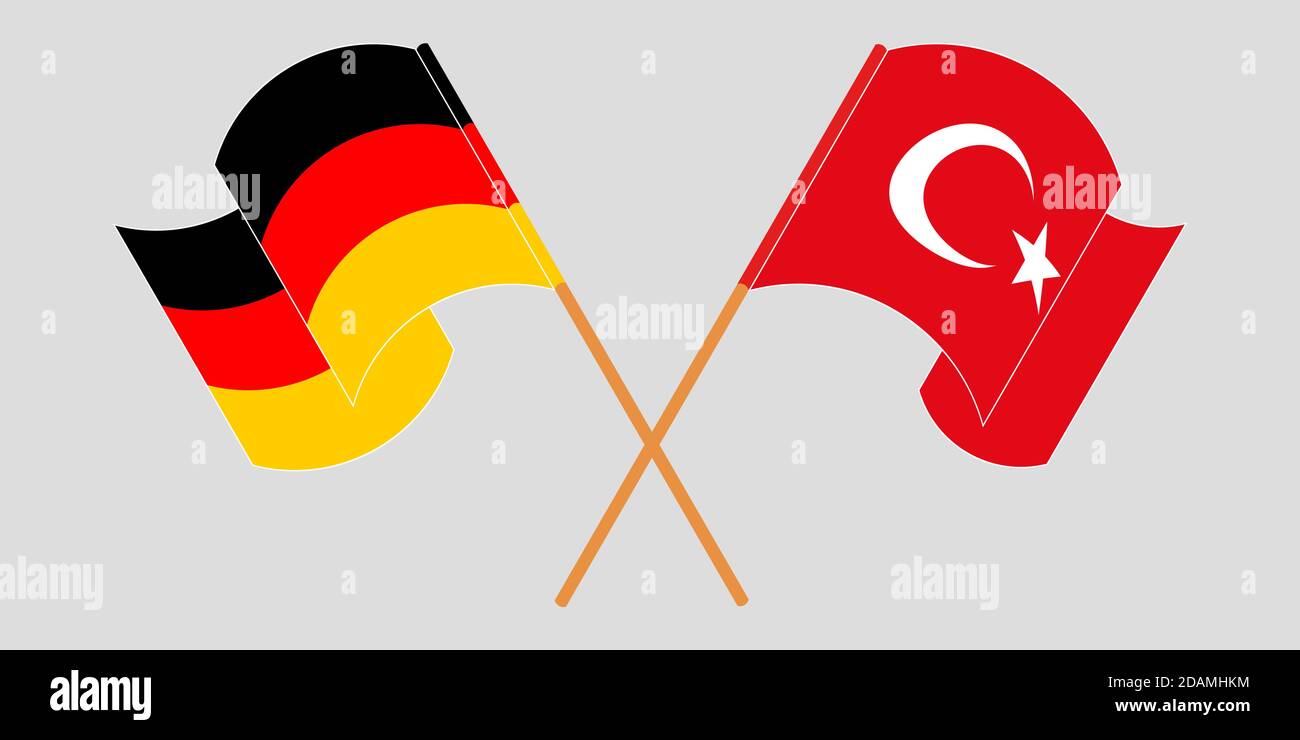 Flag turkey germany Stock Vector Images - Alamy