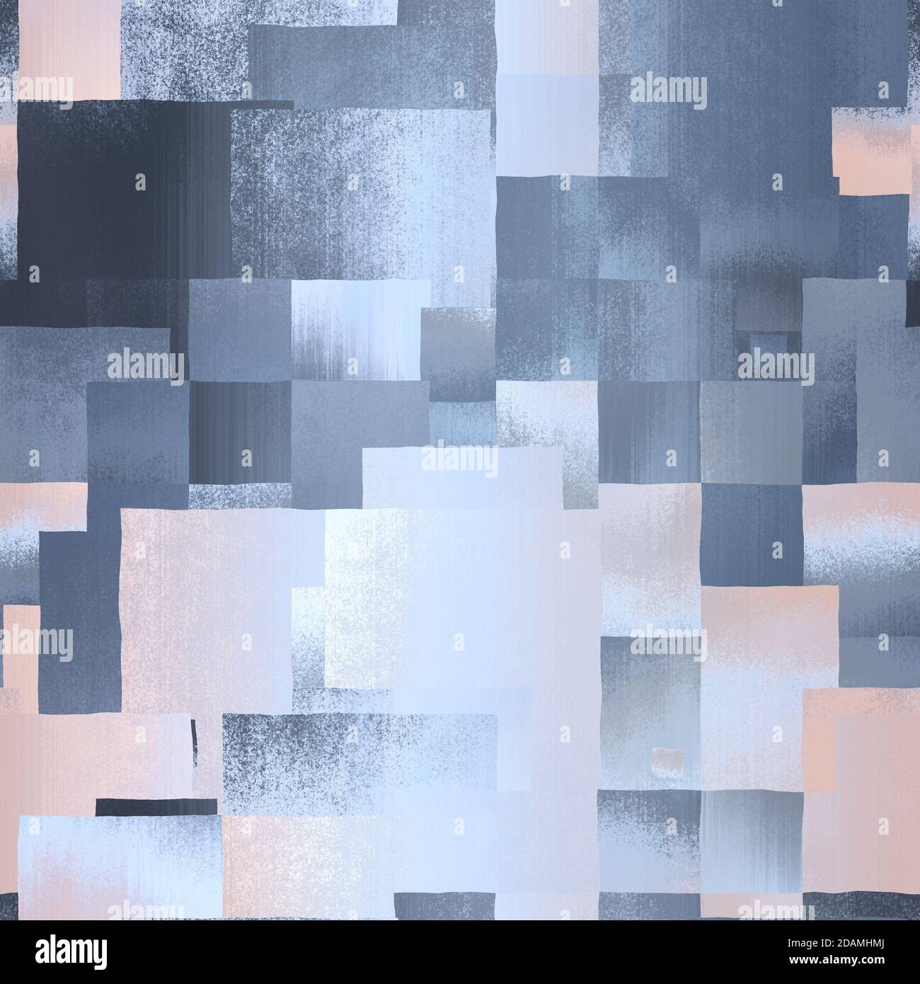 Seamless rectangle geo tile mosaic pattern swatch Stock Photo - Alamy