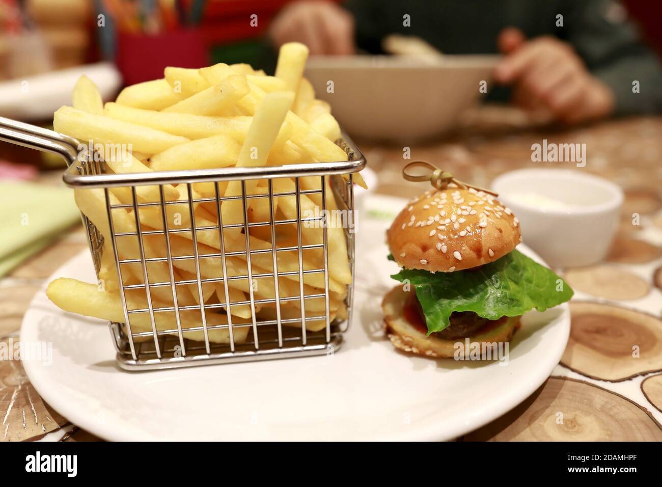 French fries fried mini hi-res stock photography and images - Alamy