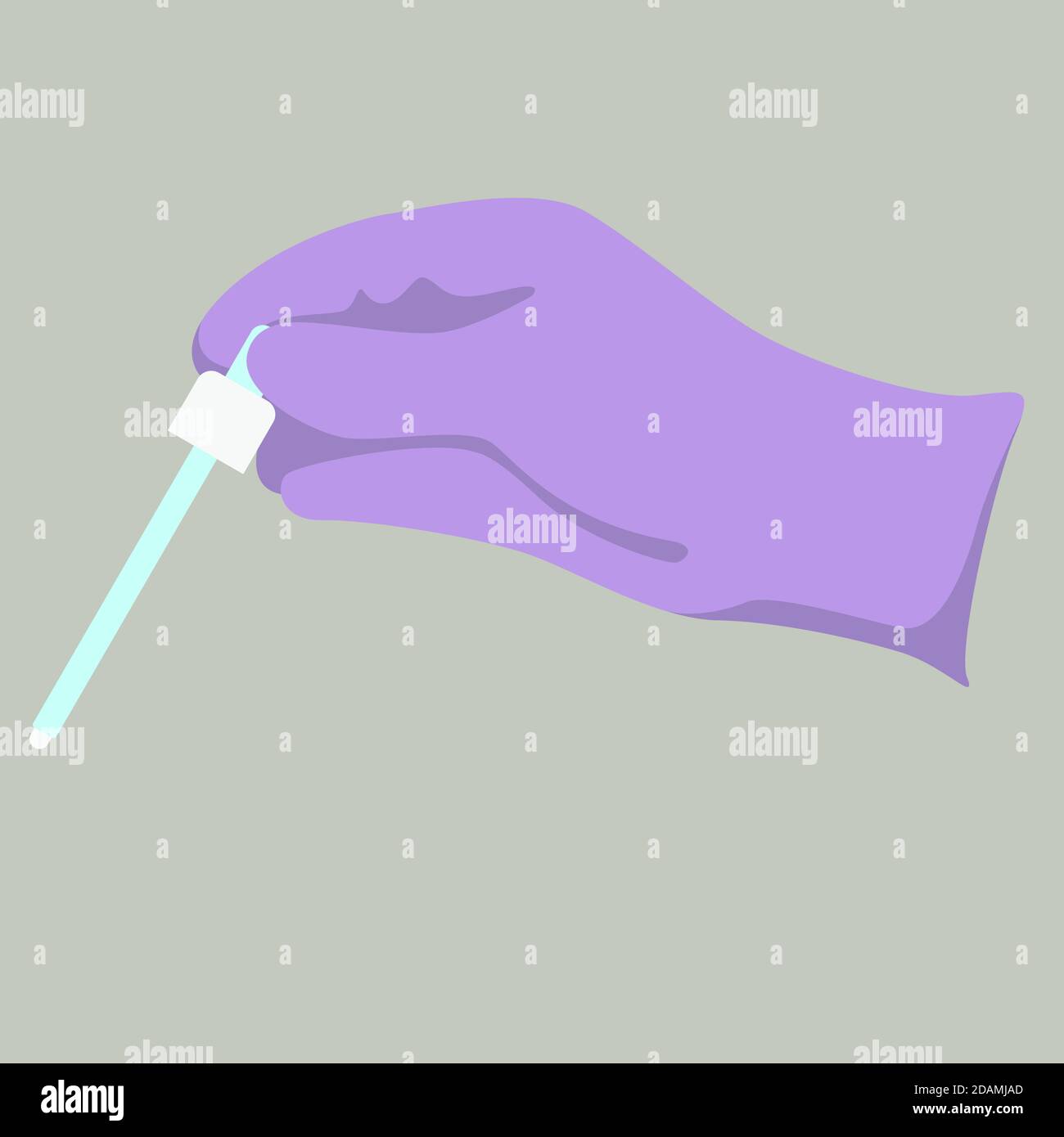 Hand holding a medicine pipette, vector illustration, flat style Stock ...
